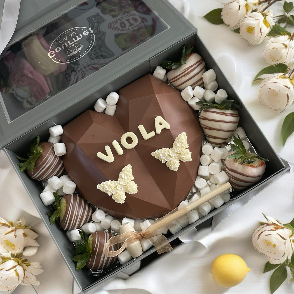 Personalized Chocolate Smash Heart Box – Gourmet Gift 4U